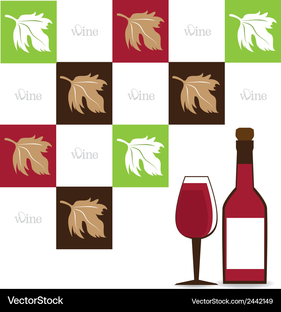 Wine design over white background Royalty Free Vector Image