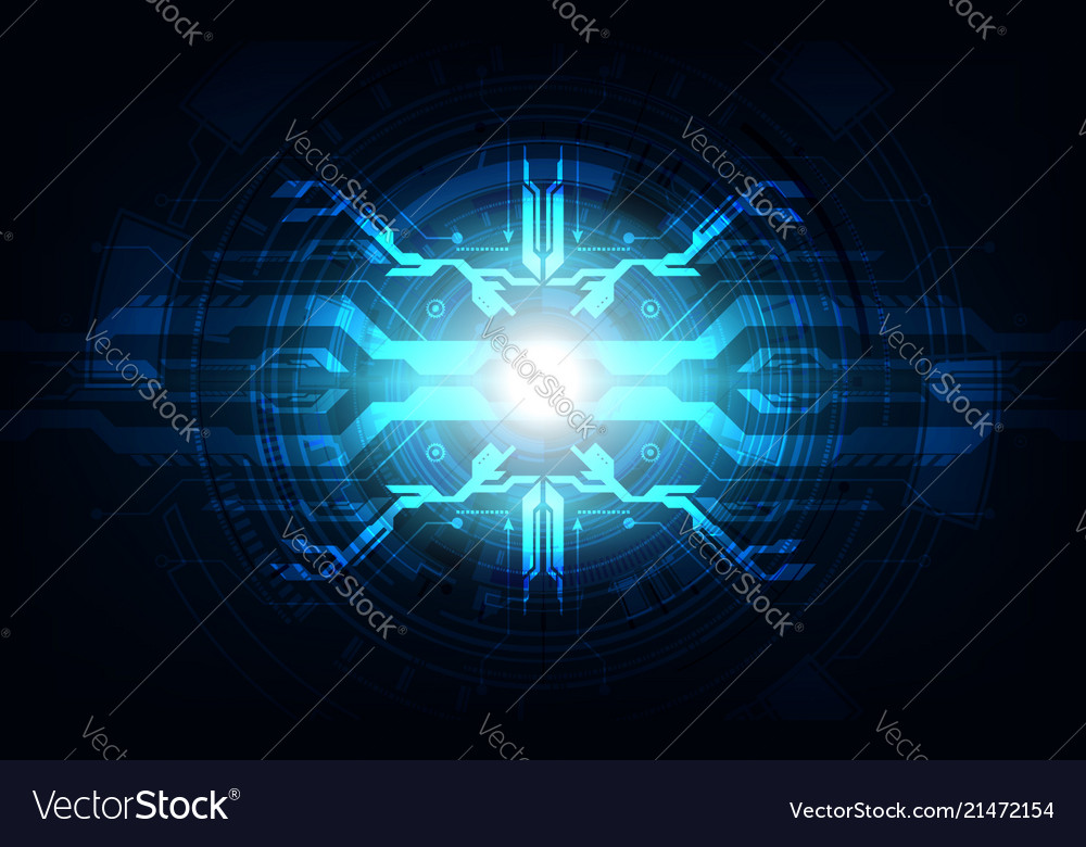 Abstract technological background concept Vector Image
