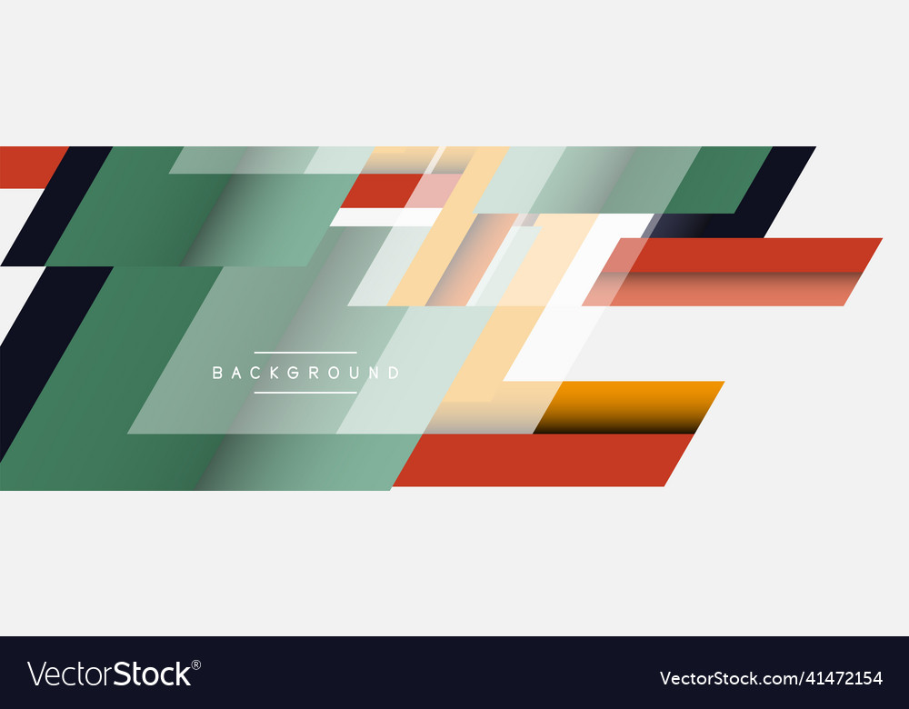 Background abstract overlapping color Royalty Free Vector