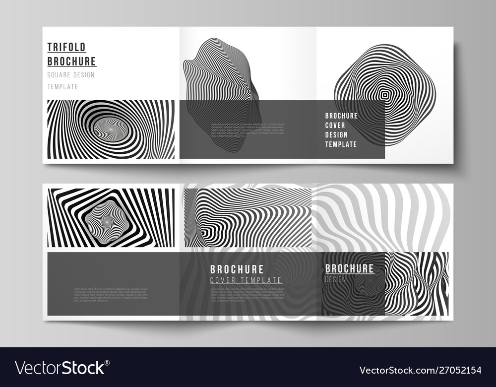 Minimal editable layout square format Royalty Free Vector