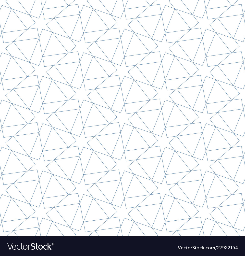 Seamless linear pattern in blue color Royalty Free Vector