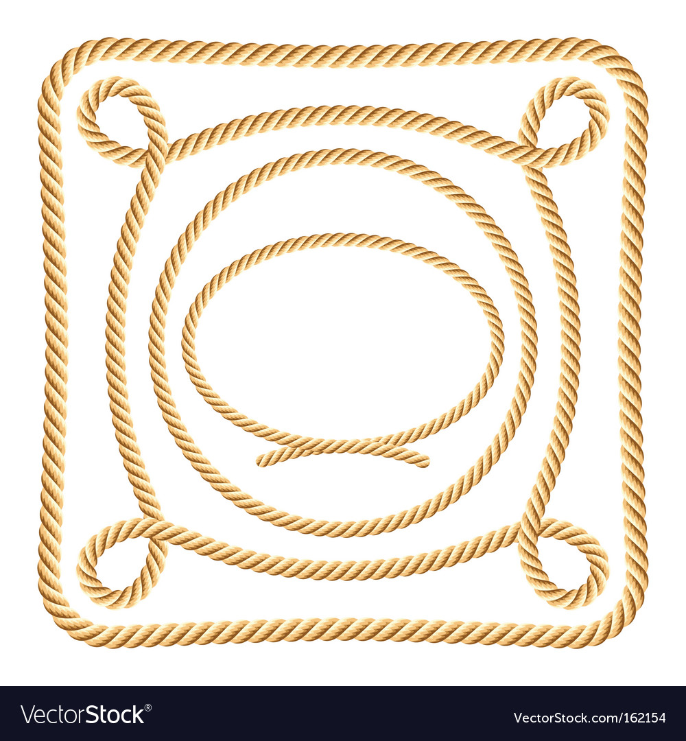 Set rope elements Royalty Free Vector Image - VectorStock Set rope elements Royalty Free Vector Image - VectorStock