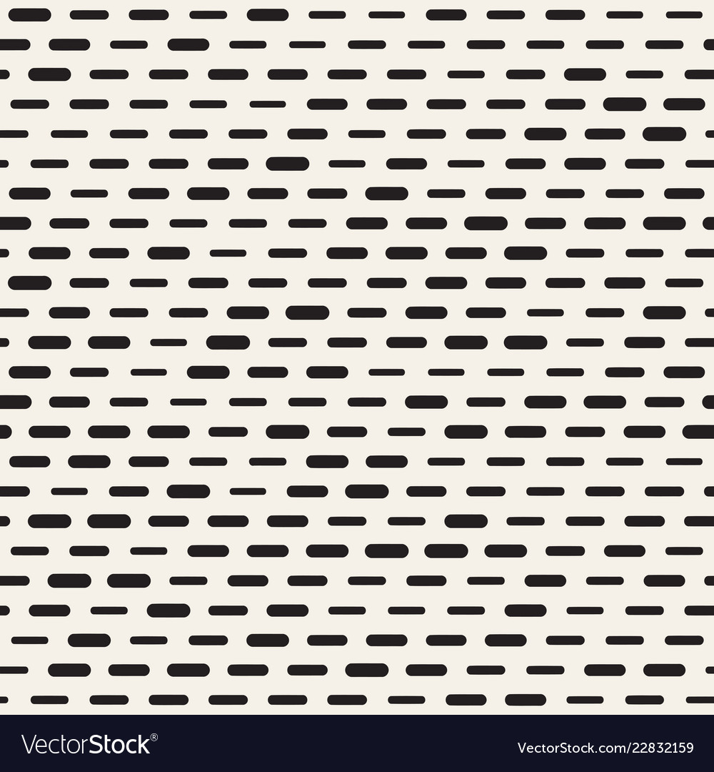 Black and white irregular rounded dashed lines Vector Image