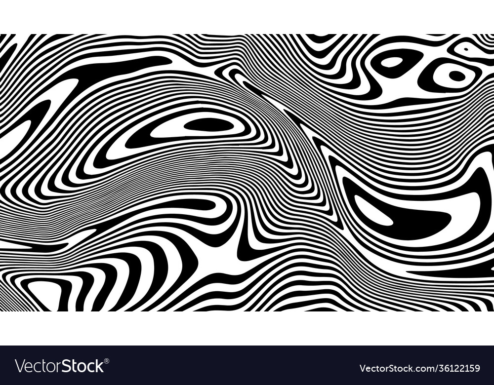 Monochrome pattern curved lines striped Royalty Free Vector Monochrome pattern curved lines striped Royalty Free Vector