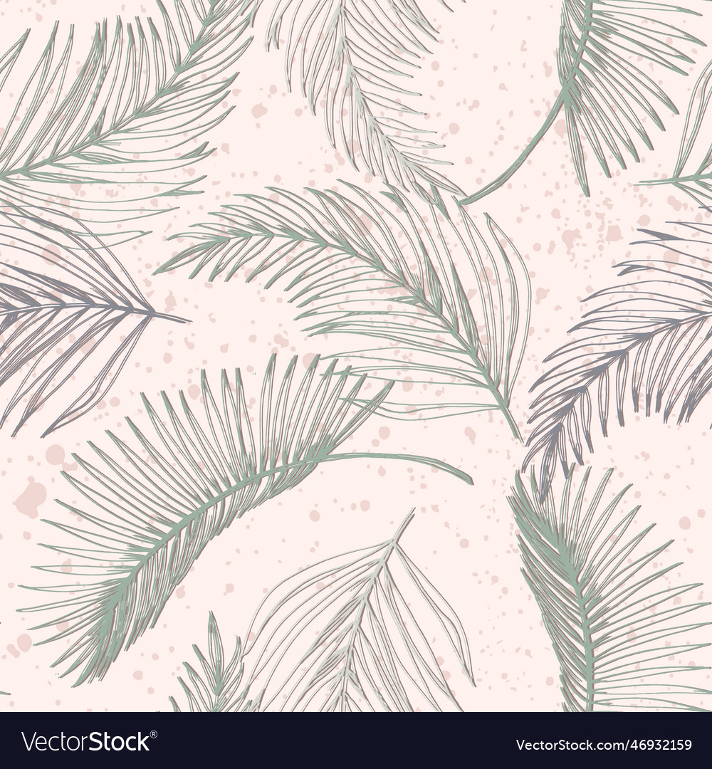 Tropical seamless pattern Royalty Free Vector Image