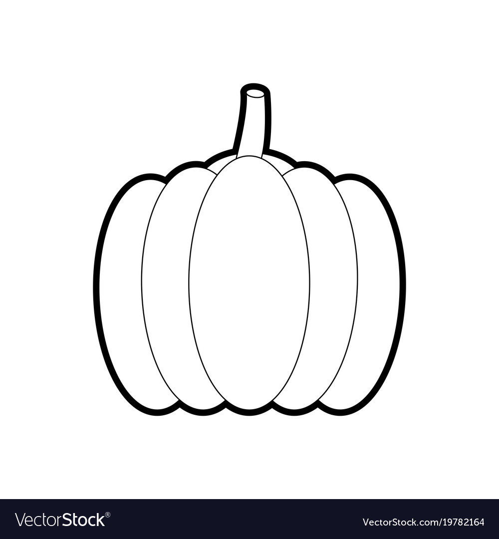 Isolated pumpkin design Royalty Free Vector Image