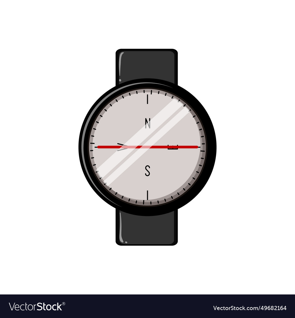 Map compass cartoon Royalty Free Vector Image - VectorStock