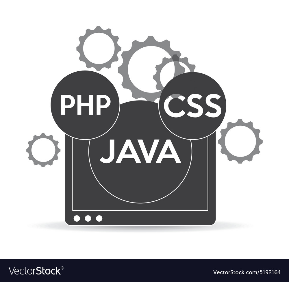 Programming Language Royalty Free Vector Image