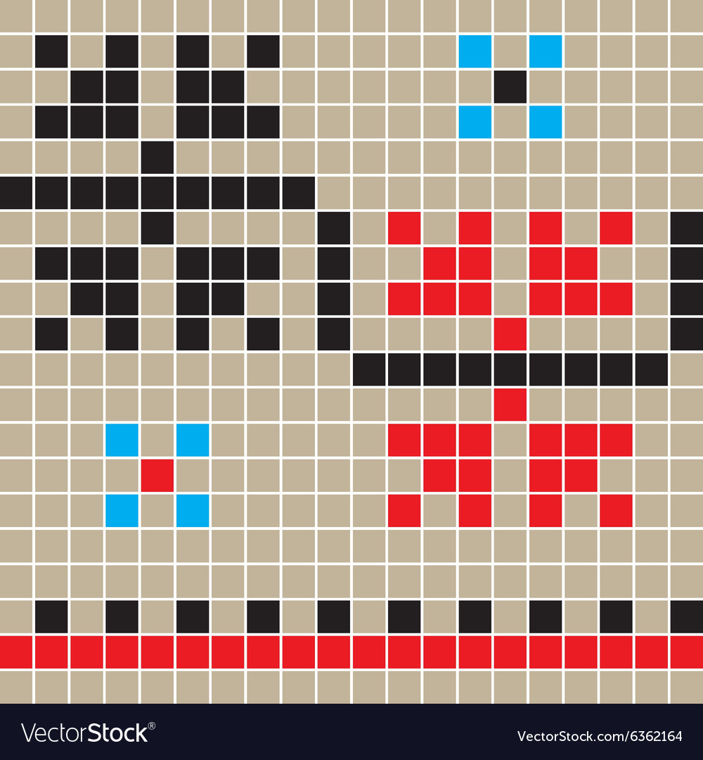 Simple traditional pattern Royalty Free Vector Image