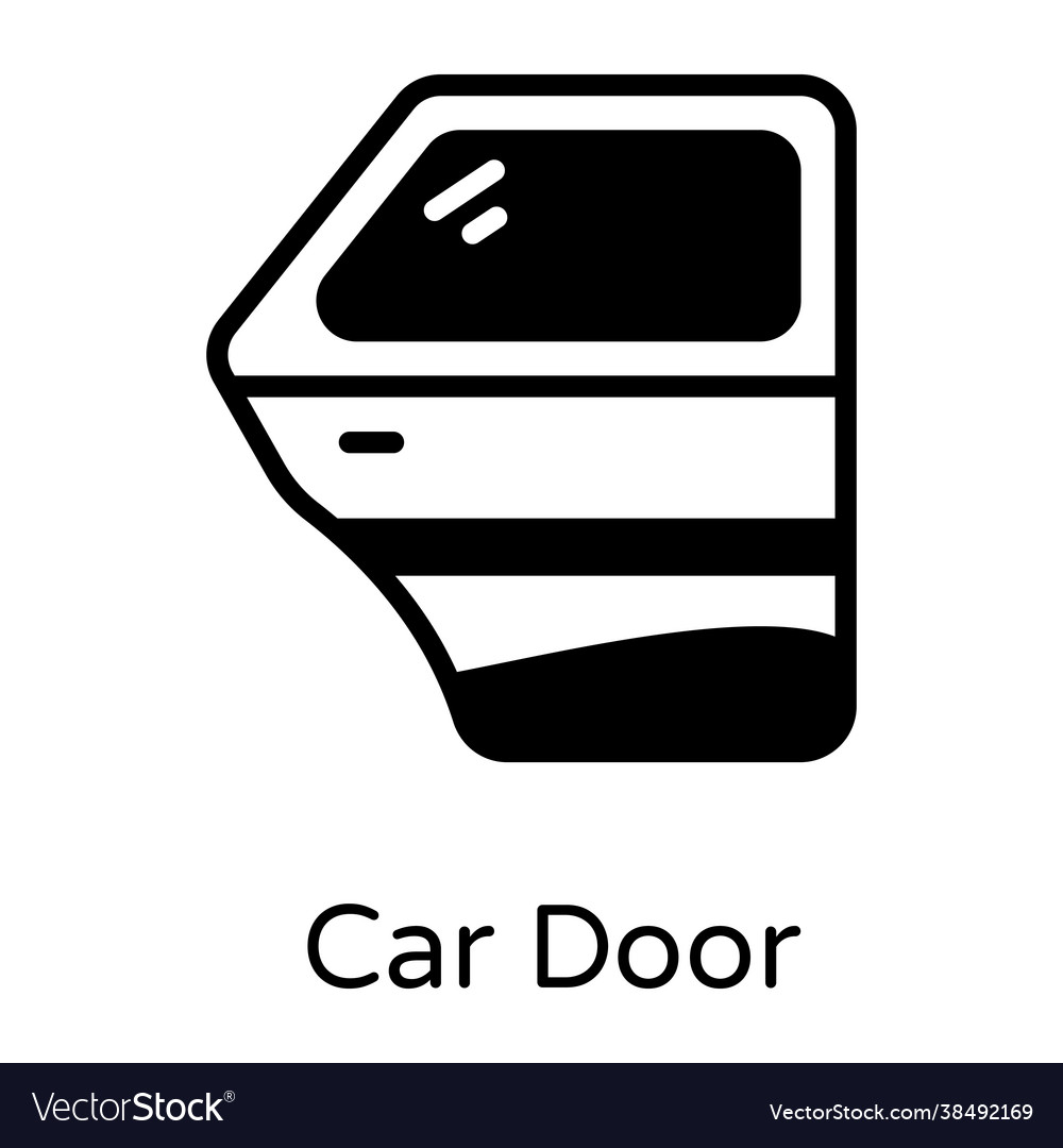 Car door Royalty Free Vector Image - VectorStock