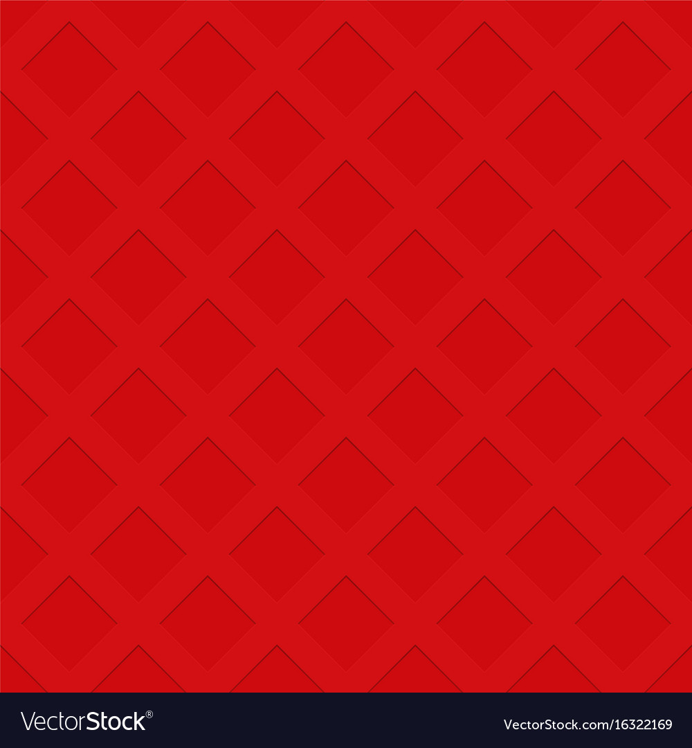 Red repeating cutout square pattern texture Vector Image