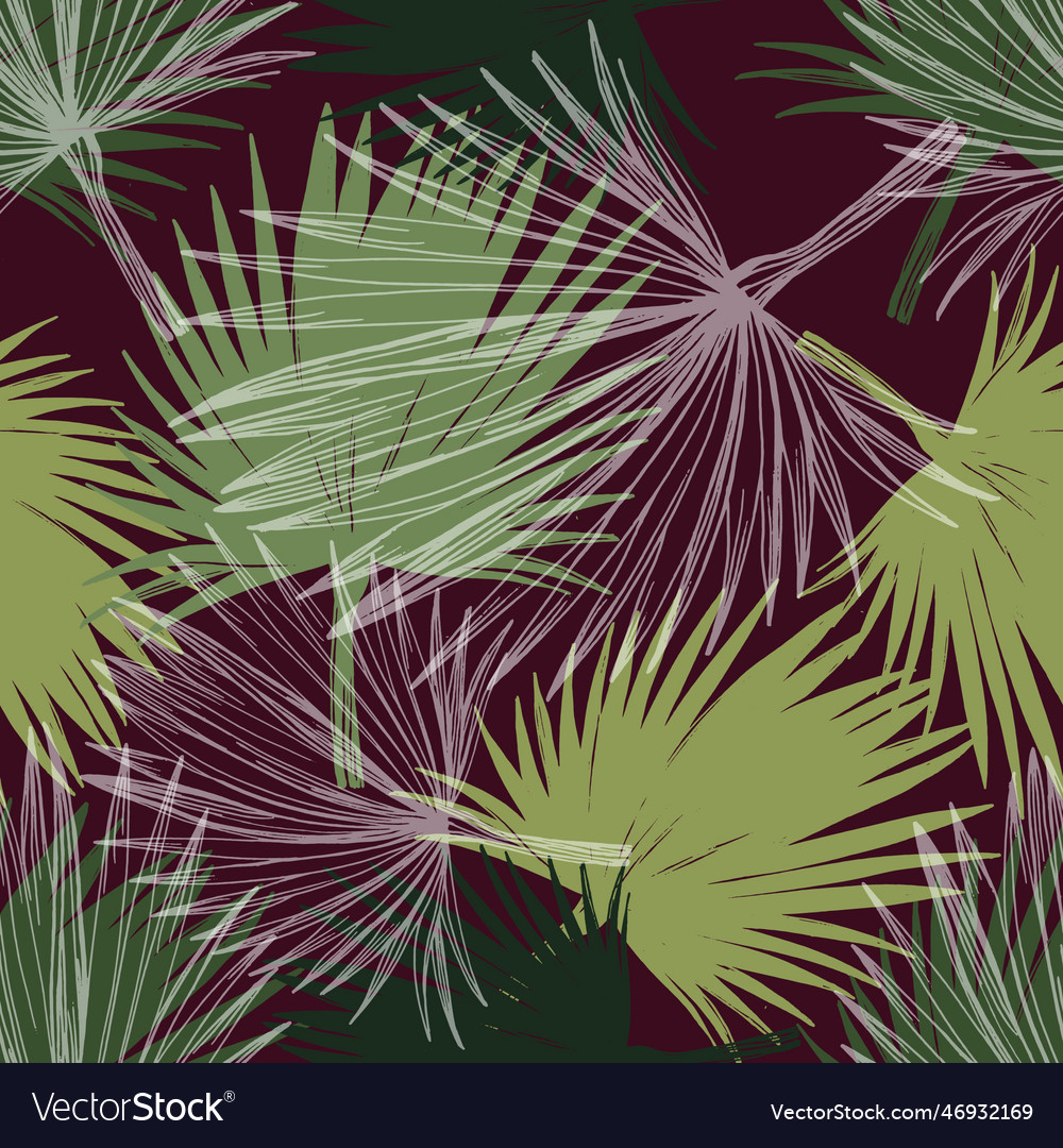 Tropical seamless pattern Royalty Free Vector Image