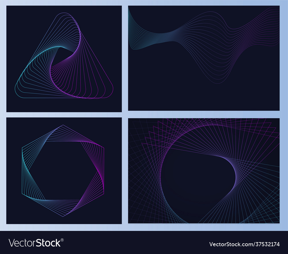 Abstract geometric elements set Royalty Free Vector Image Abstract geometric elements set Royalty Free Vector Image