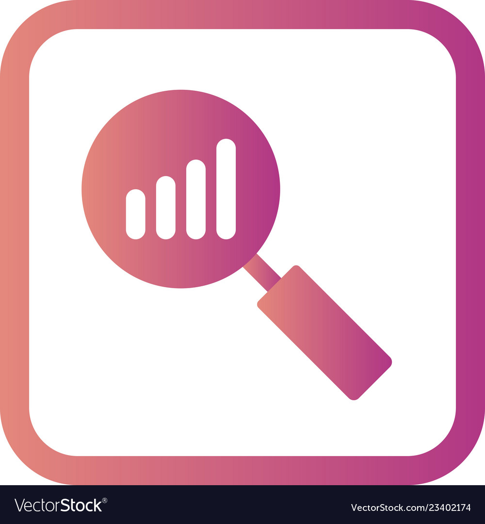 Analysis icon Royalty Free Vector Image - VectorStock