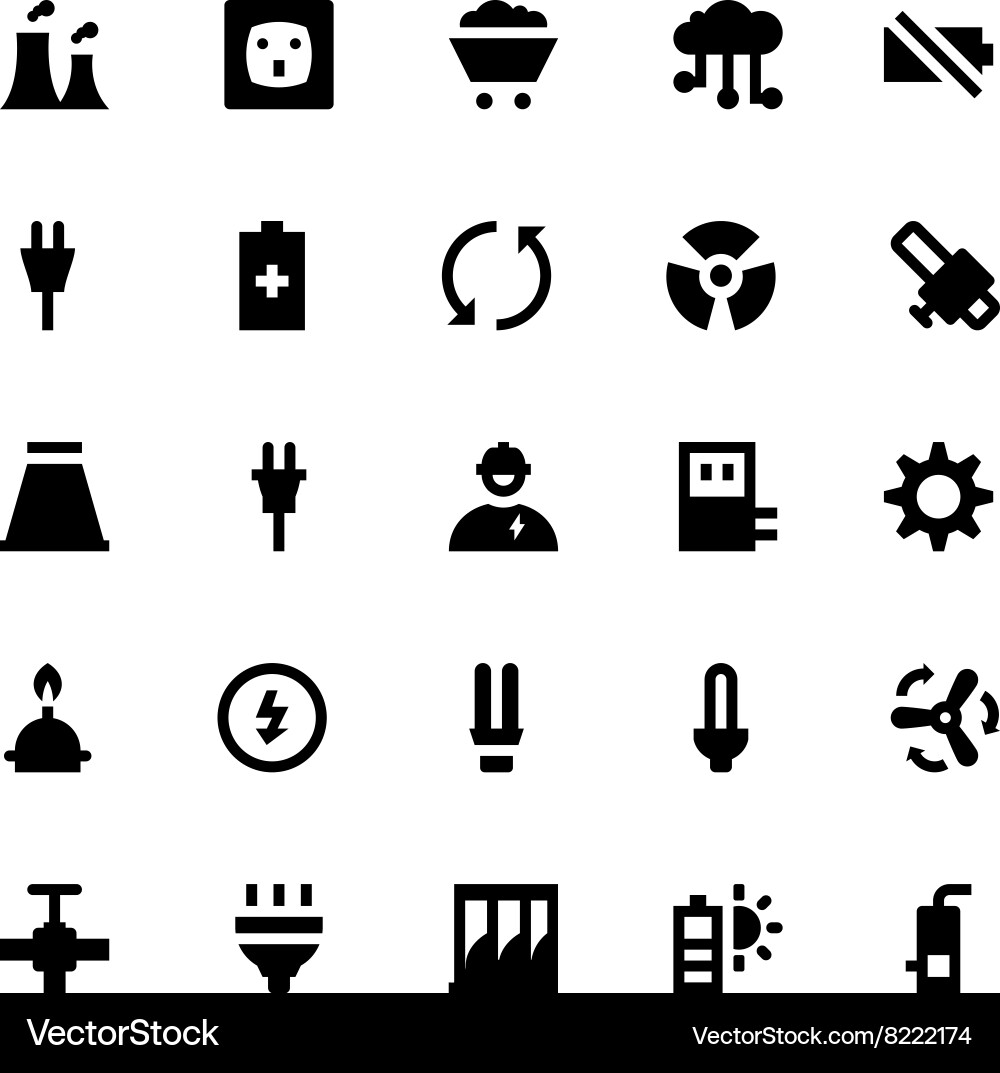 Energy and power-2 Royalty Free Vector Image - VectorStock