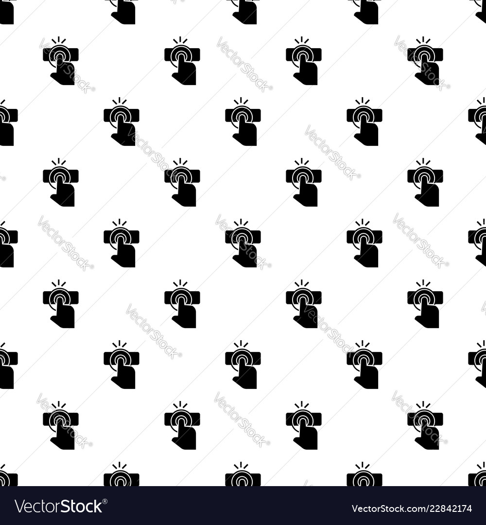 Finger touch pattern seamless Royalty Free Vector Image