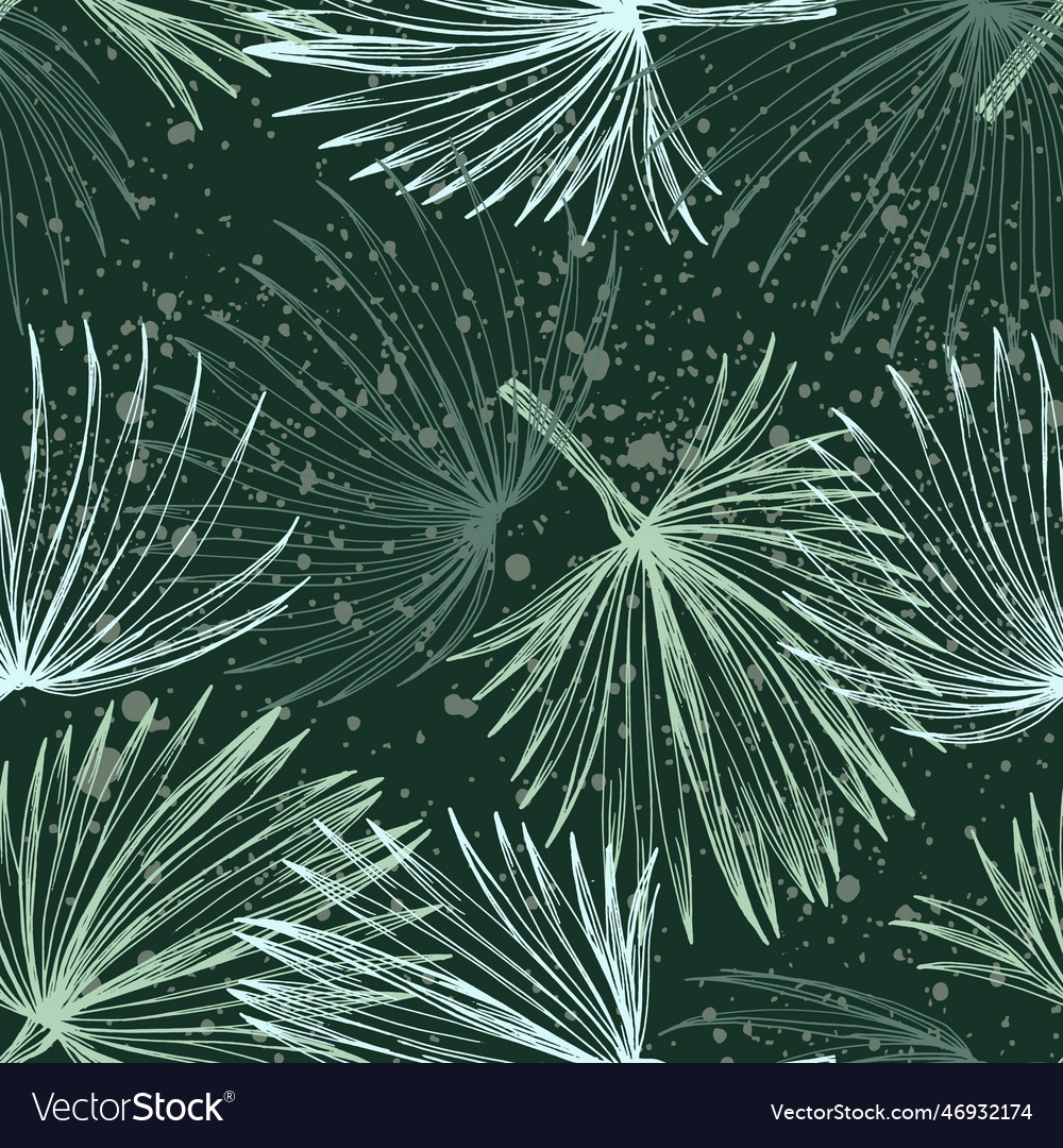 Tropical seamless pattern Royalty Free Vector Image