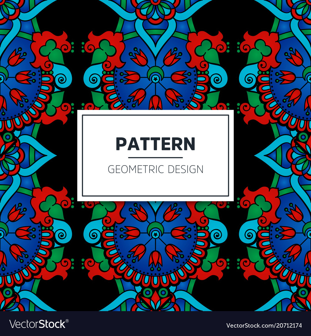 Turkish seamless pattern Royalty Free Vector Image