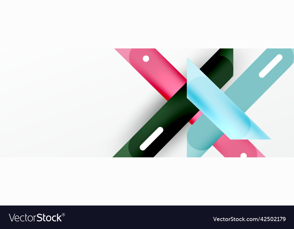 Background overlapping lines dynamic Royalty Free Vector