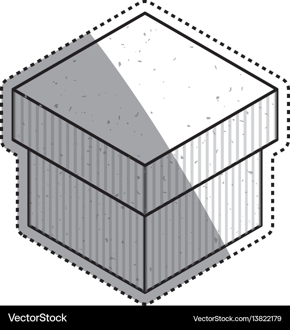 Box delivery package Royalty Free Vector Image