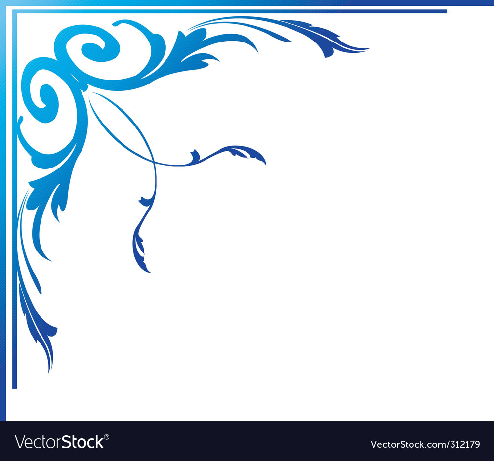 Decorated frame Royalty Free Vector Image - VectorStock