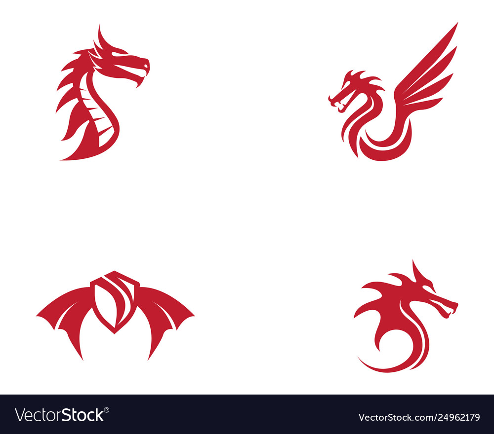 Dragon icon Royalty Free Vector Image - VectorStock