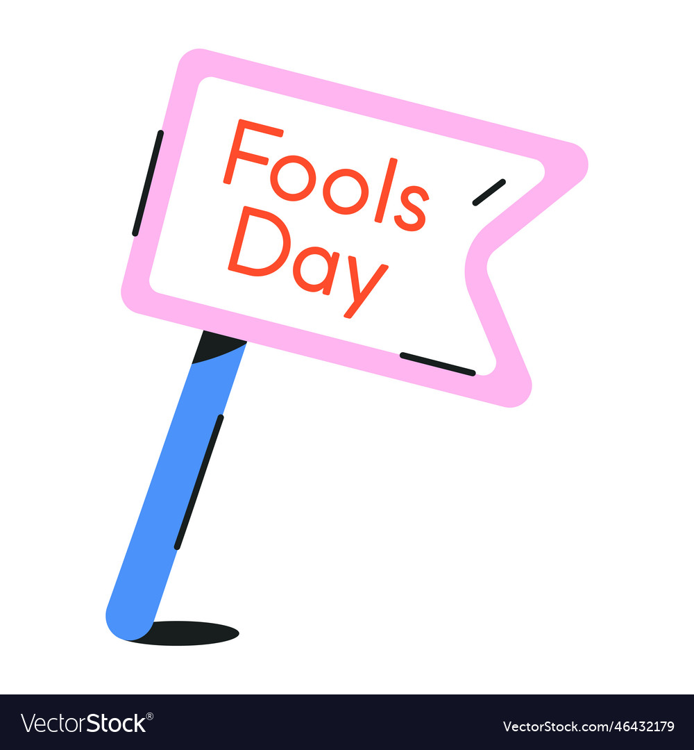Fools day Royalty Free Vector Image - VectorStock