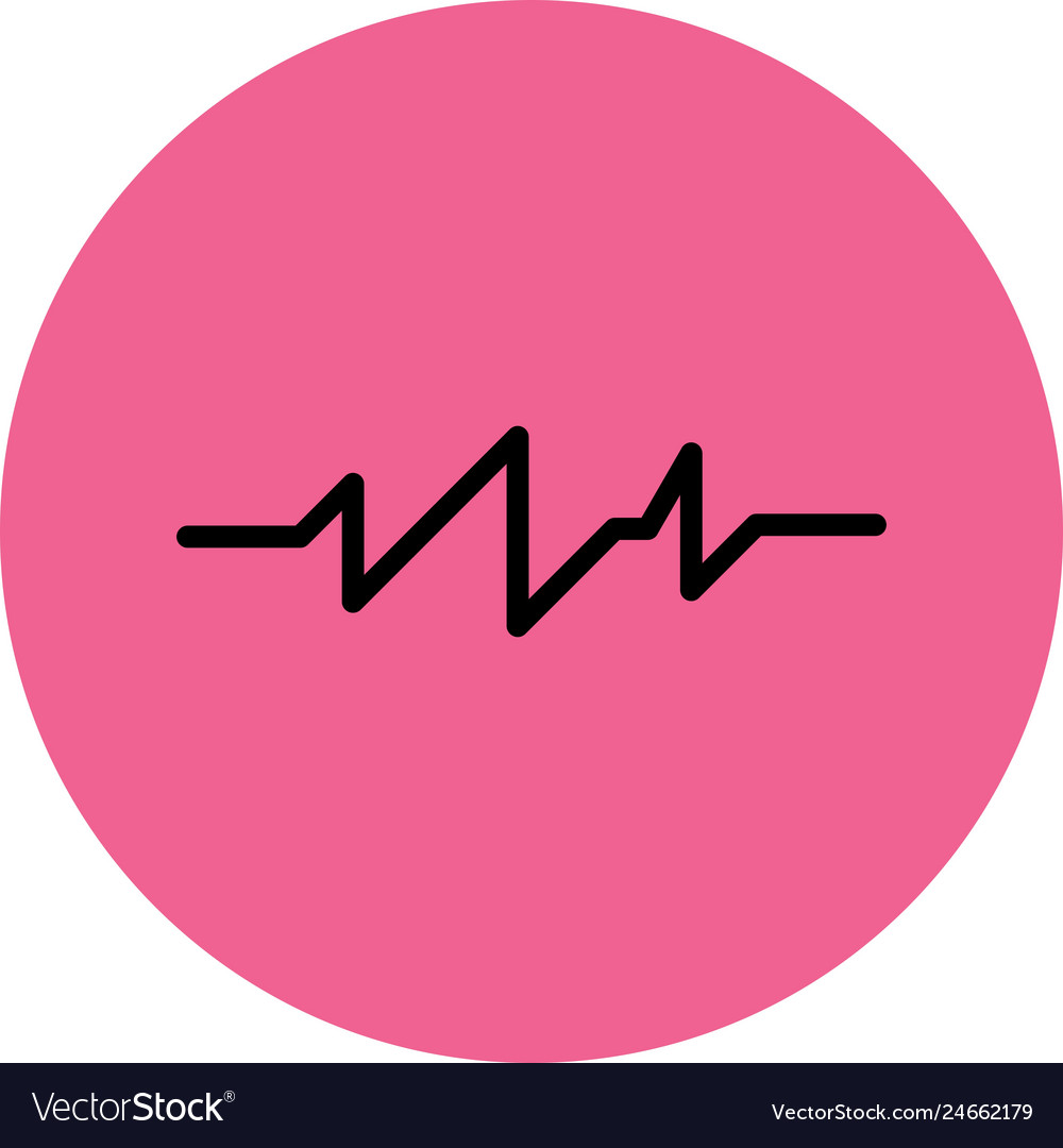 Pulse rate icon Royalty Free Vector Image - VectorStock