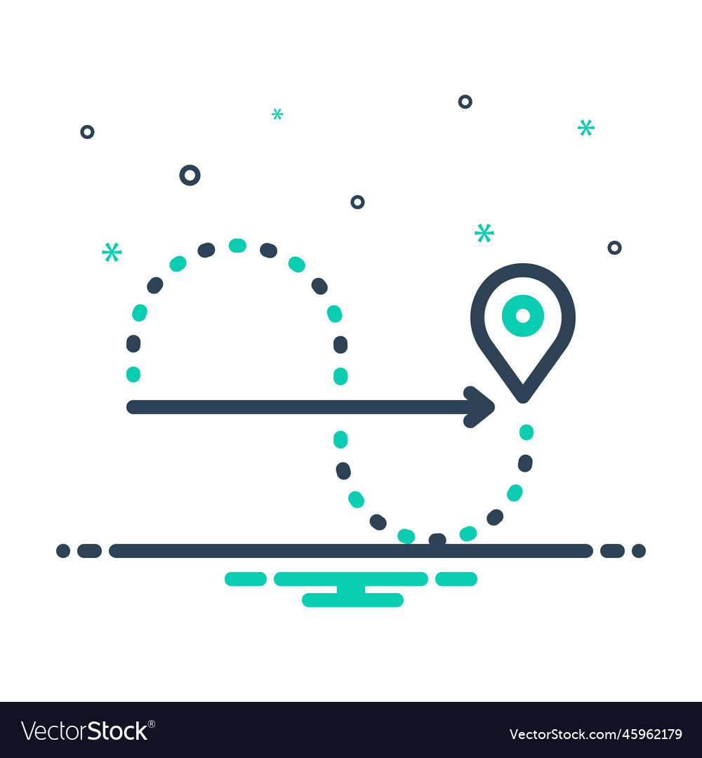 Straight Royalty Free Vector Image - VectorStock