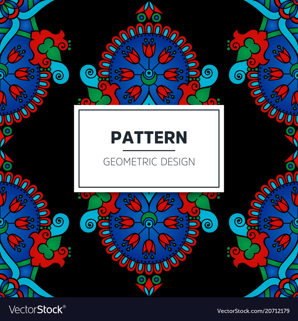 Turkish seamless pattern Royalty Free Vector Image