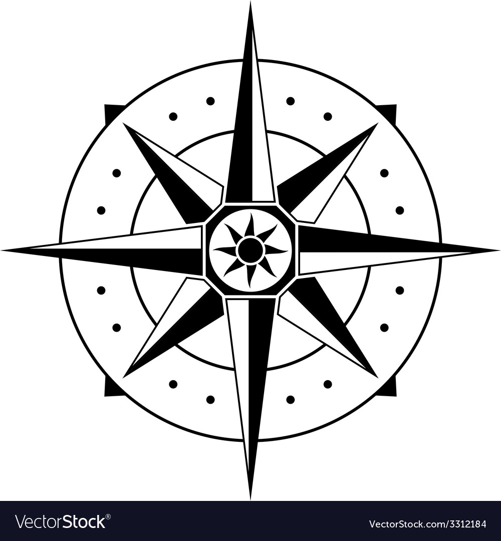 Compass Royalty Free Vector Image - VectorStock