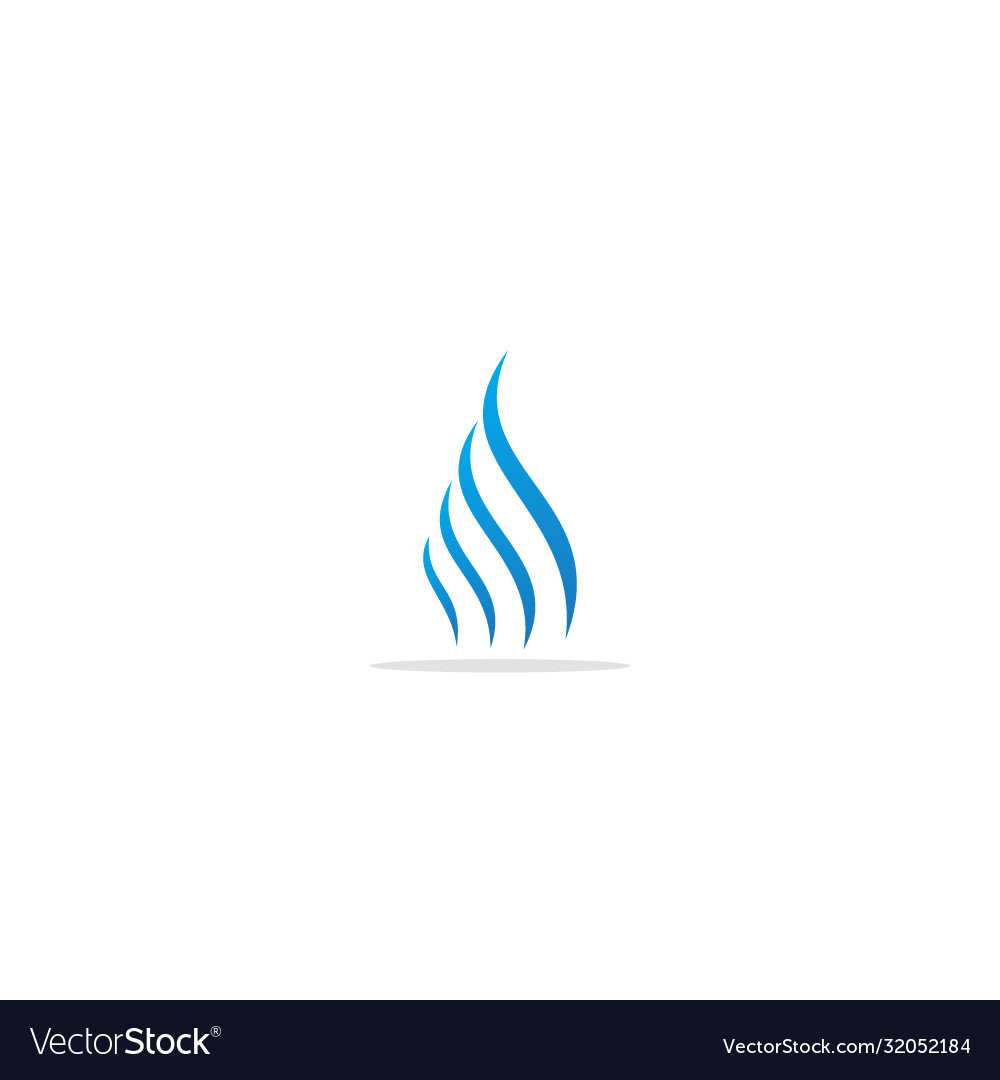 Flow abstract wave logo Royalty Free Vector Image