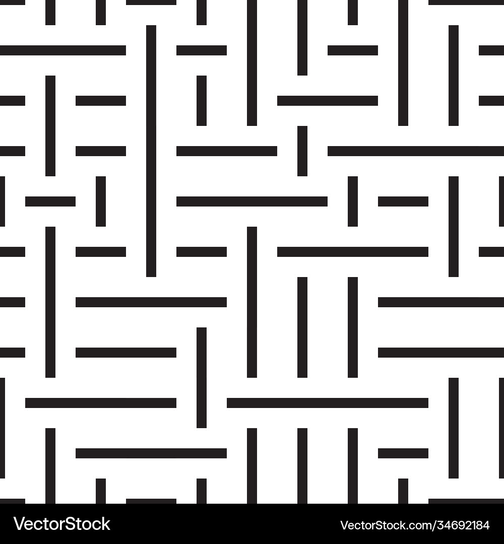 Seamless pattern with horizontal and vertical Vector Image