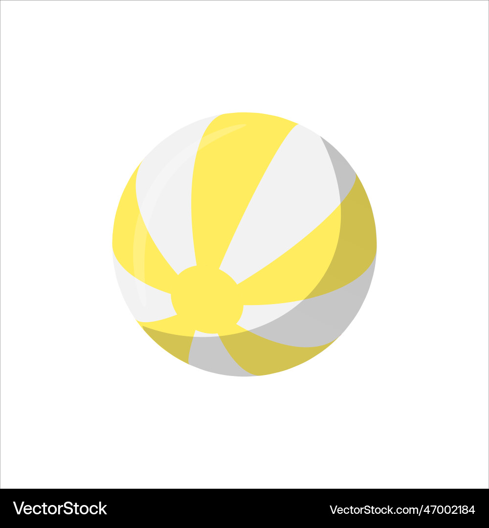 Summer beach ball Royalty Free Vector Image - VectorStock