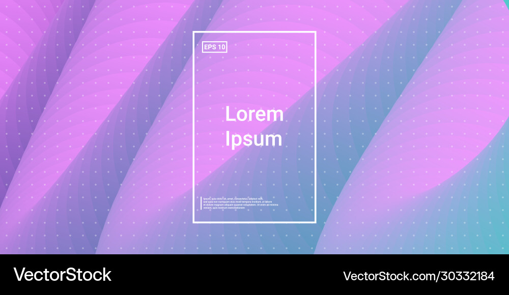 Wavy geometric shape Royalty Free Vector Image