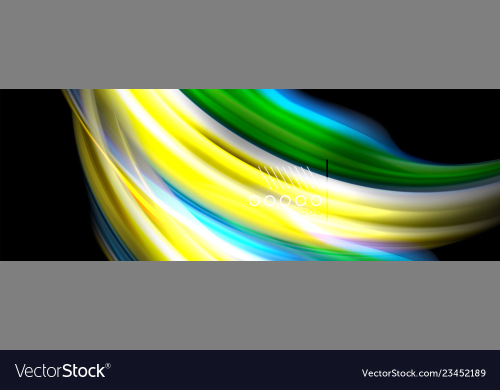 Fluid liquid wave pattern Royalty Free Vector Image