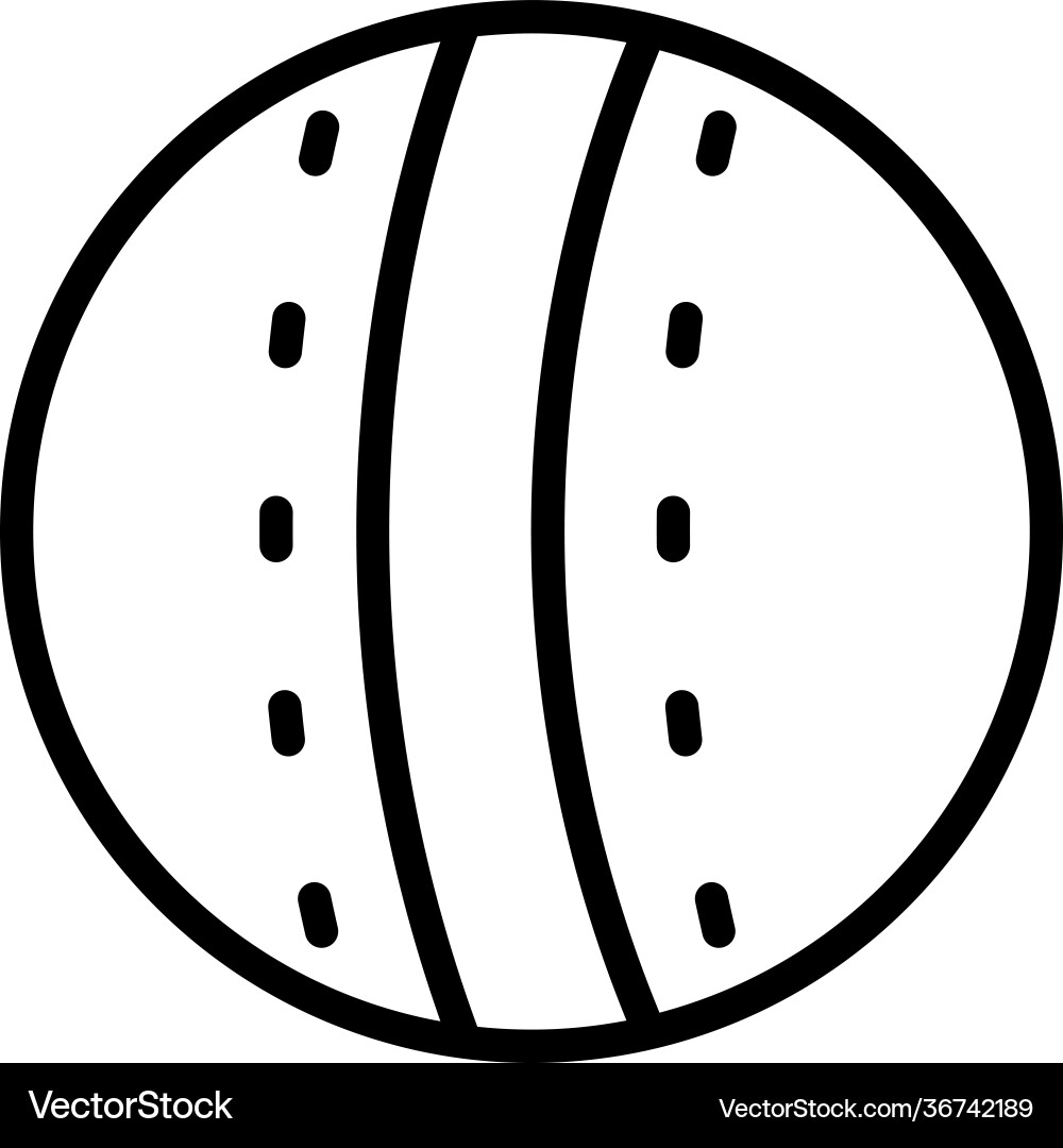 Hard ball Royalty Free Vector Image - VectorStock