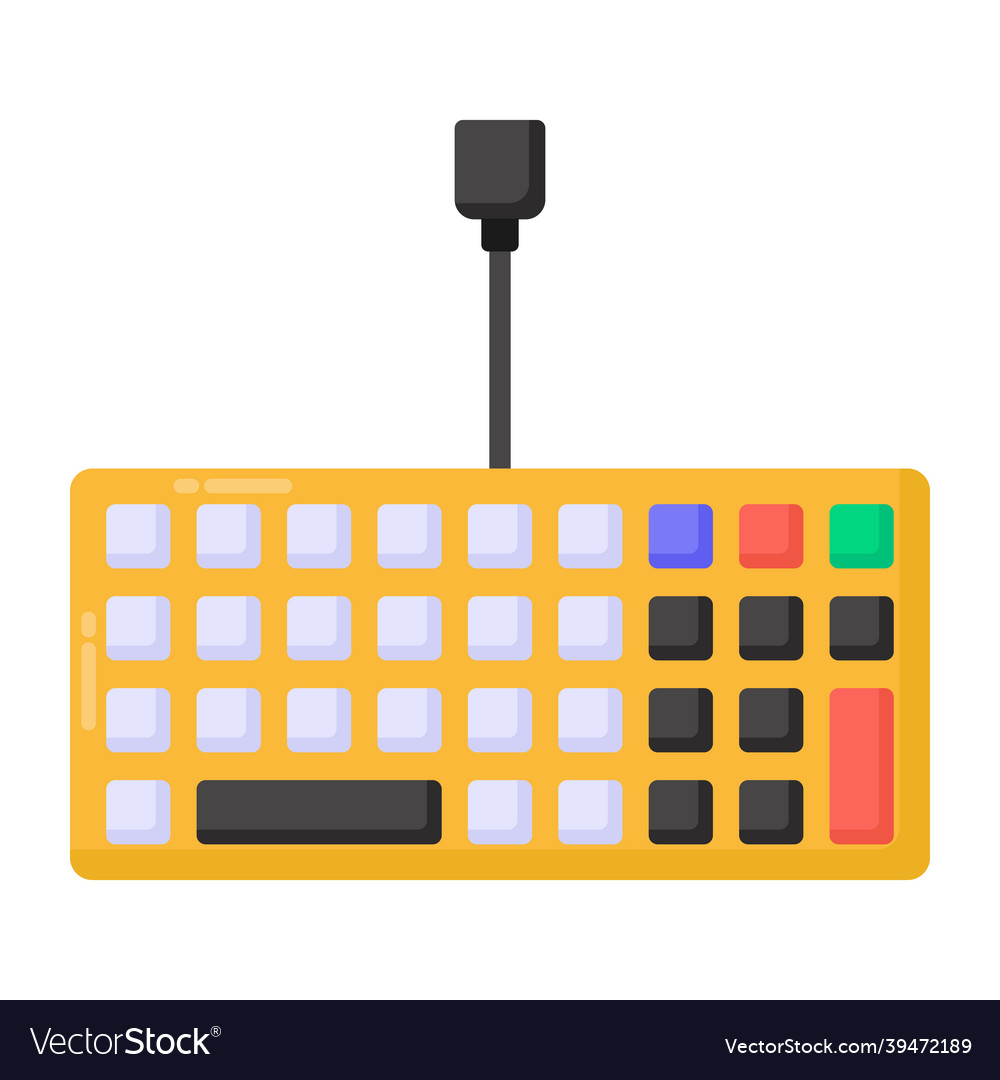 Keyboard Royalty Free Vector Image - VectorStock