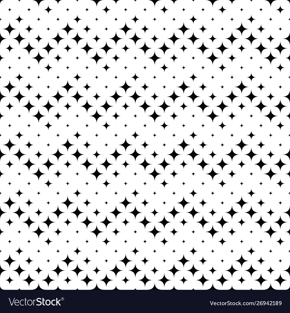 Star pattern background - abstract black Vector Image
