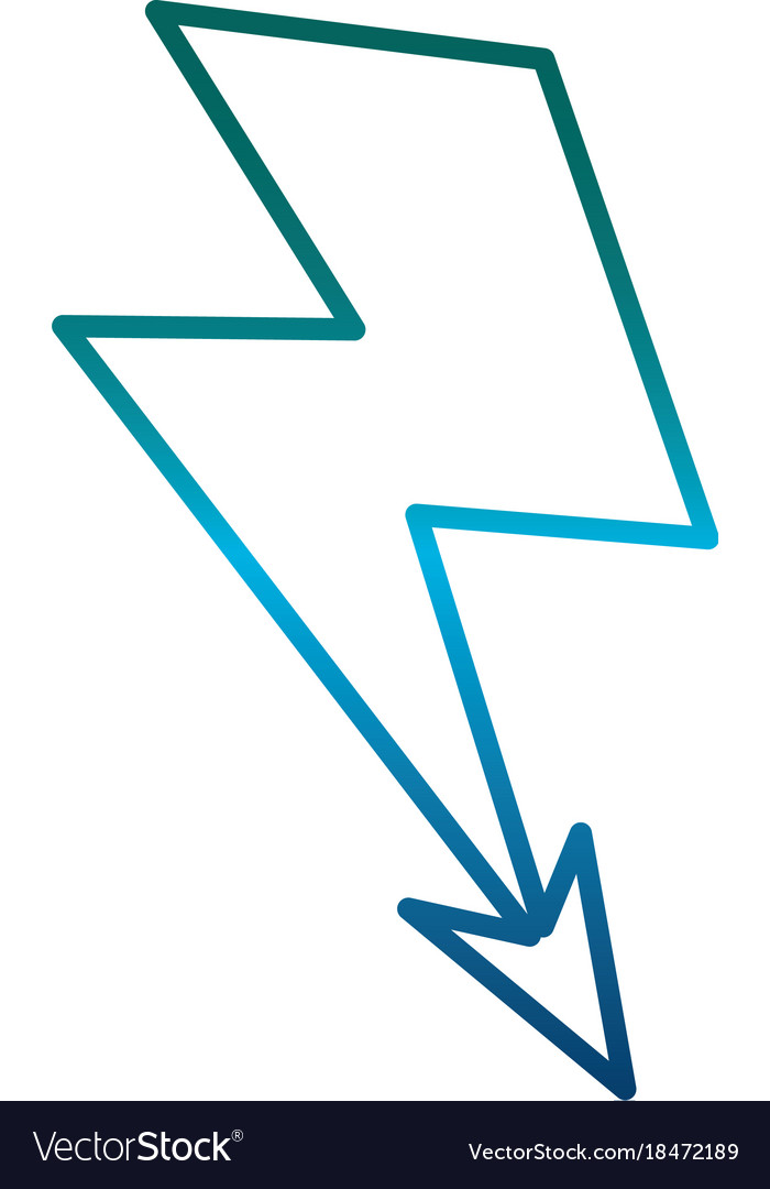 Thunder icon image Royalty Free Vector Image - VectorStock