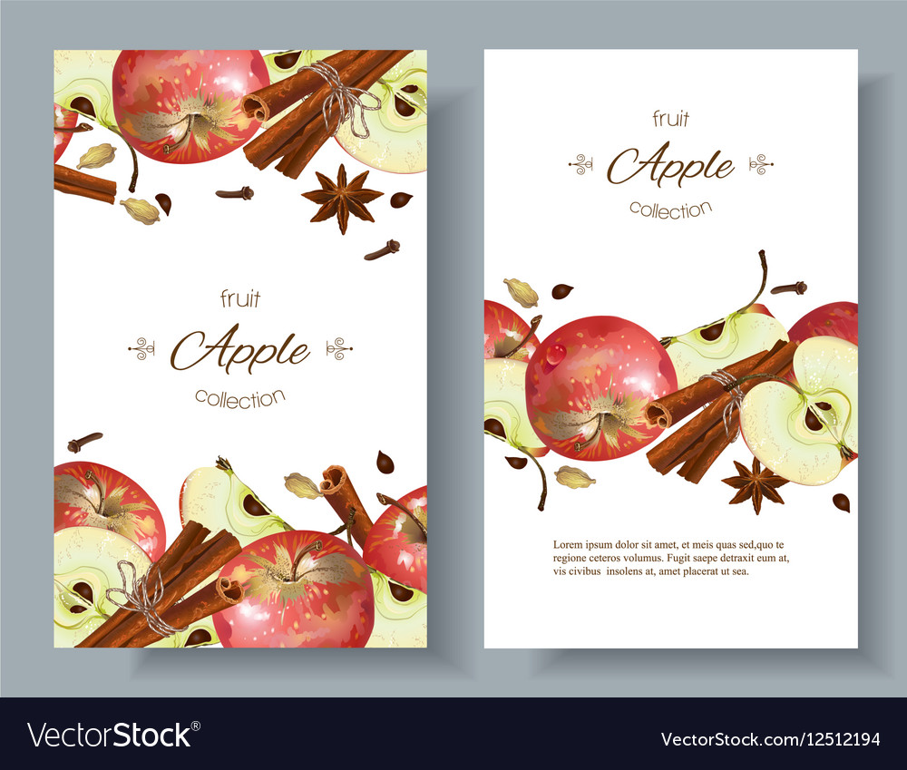 Apple banner Royalty Free Vector Image - VectorStock