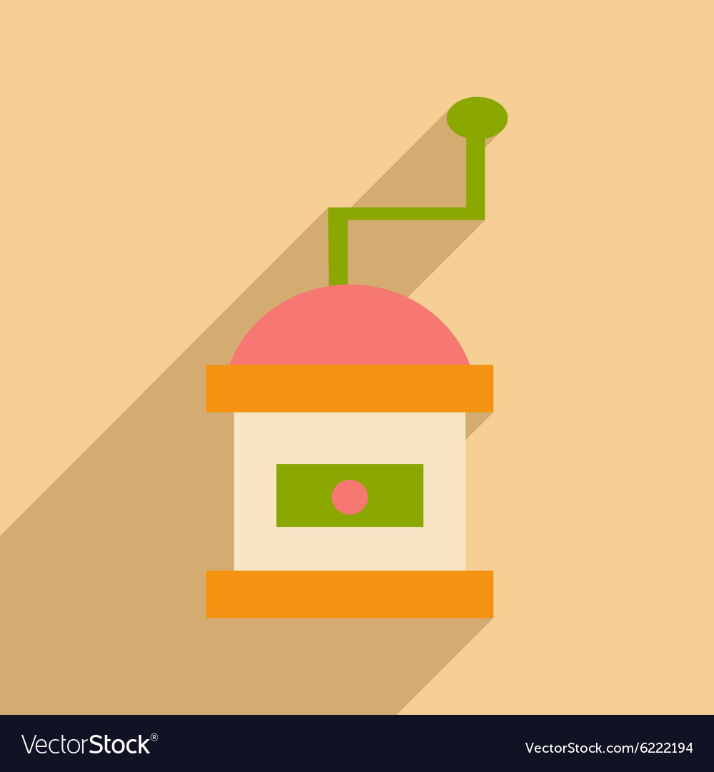 Flat with shadow icon and mobile application Vector Image