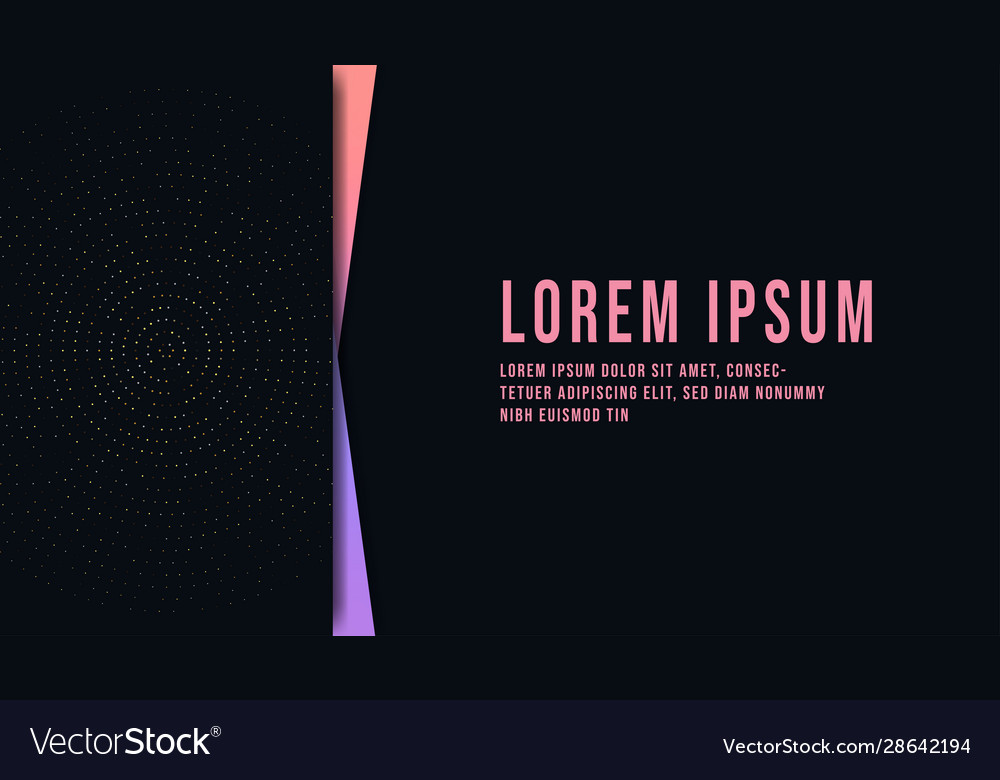 Modern abstract dark gradient background Vector Image