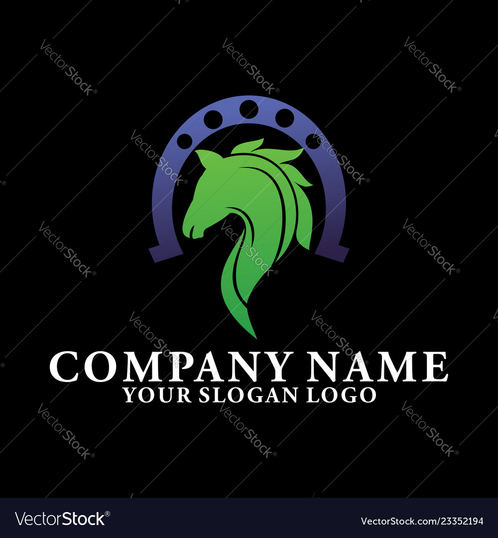 Stallion logo Royalty Free Vector Image - VectorStock