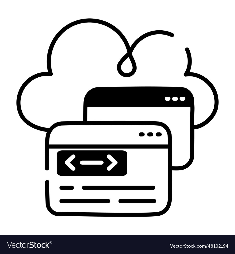 Storage coding Royalty Free Vector Image - VectorStock
