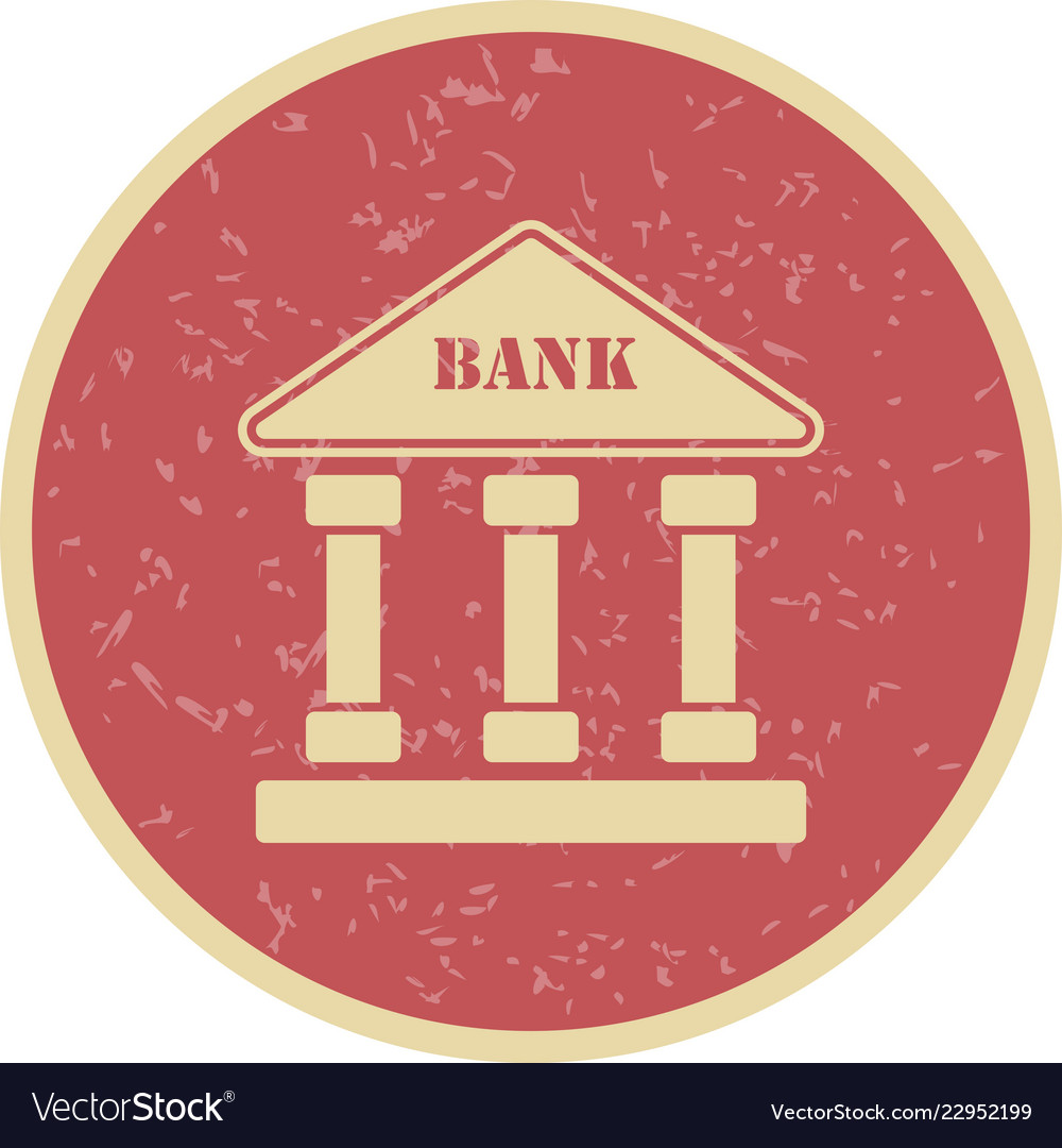 Bank icon Royalty Free Vector Image - VectorStock Bank icon Royalty Free Vector Image - VectorStock