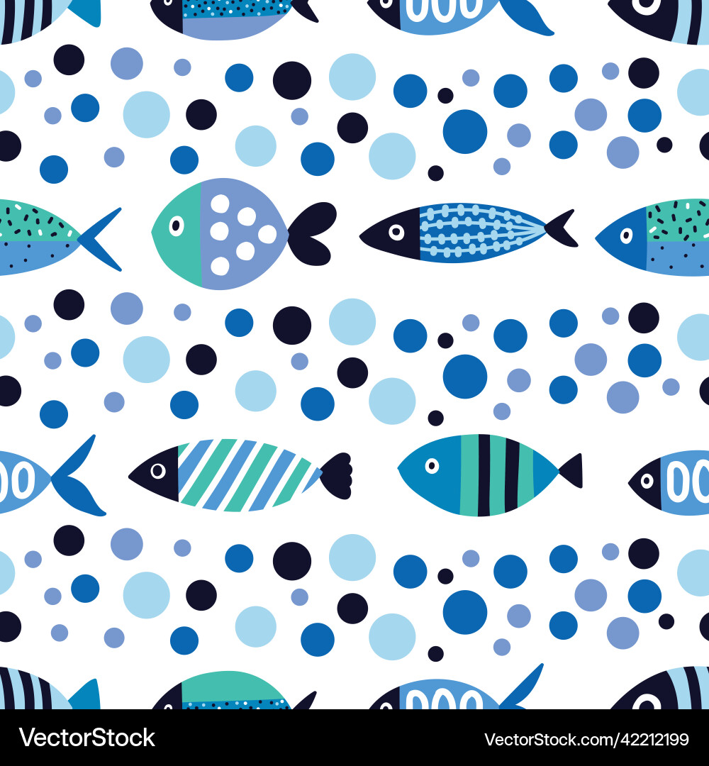 Cute fish Royalty Free Vector Image - VectorStock