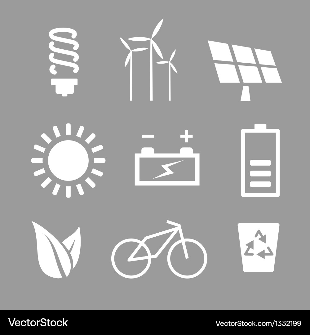 Eko energy Royalty Free Vector Image - VectorStock