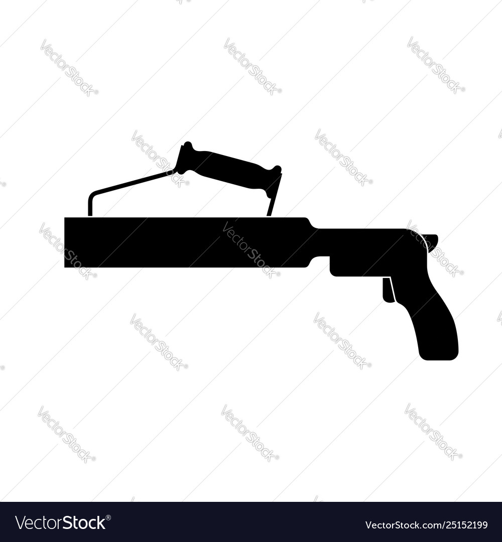 Line throwing gun Royalty Free Vector Image - VectorStock