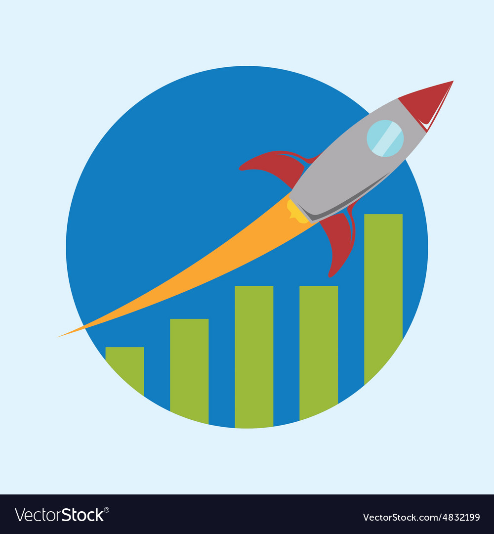 Rocket design Royalty Free Vector Image - VectorStock